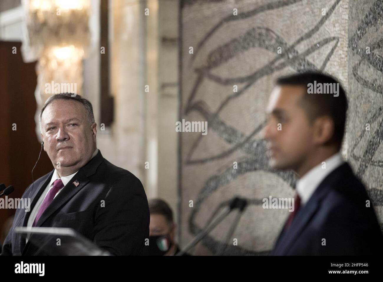 Roberto Monaldo / LaPresse 30-09-2020 Rome (Italy) Foreign Minister ...