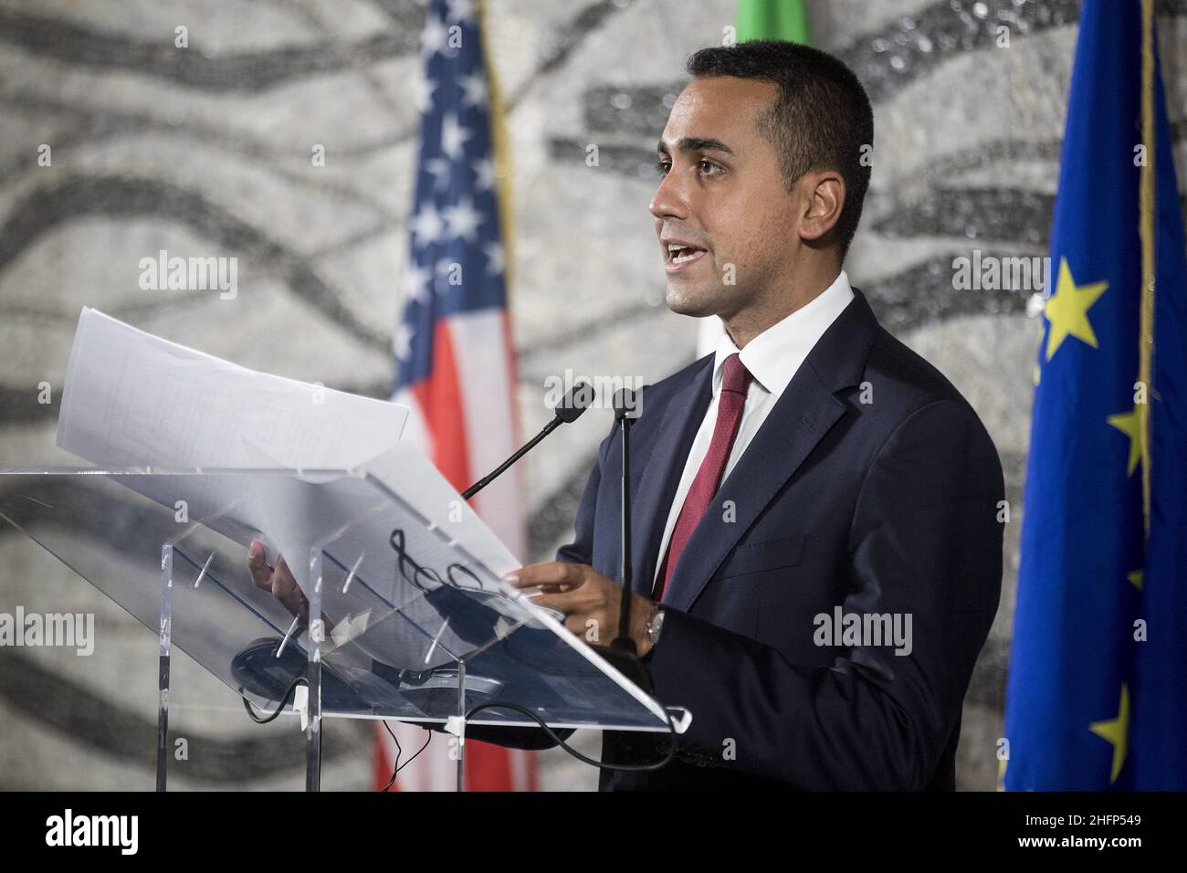 Roberto Monaldo / LaPresse 30-09-2020 Rome (Italy) Foreign Minister ...