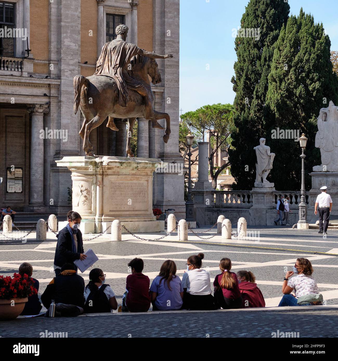 Mauro Scrobogna /LaPresse October 06, 2020 Rome, Italy News School ...