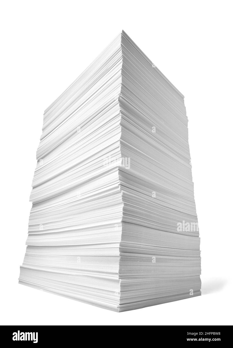paper stack pile office paperwork busniess education Stock Photo - Alamy