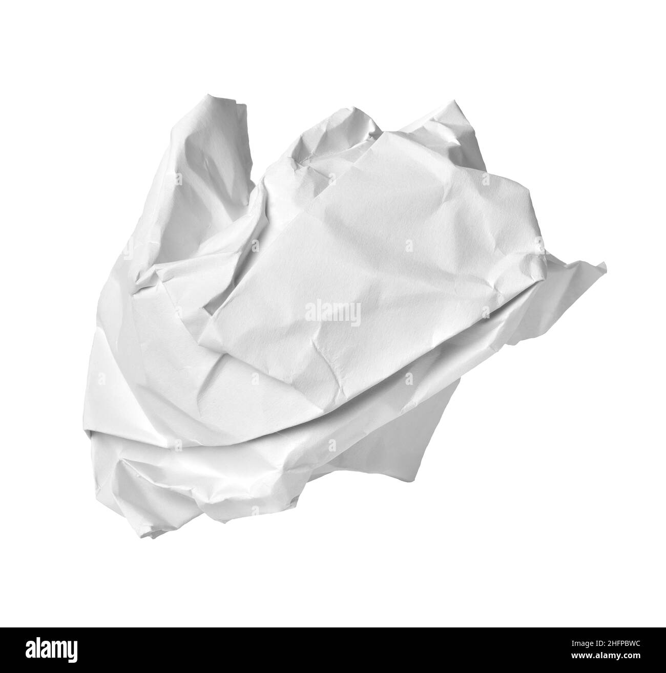 paper ball crumpled garbage trash mistake Stock Photo - Alamy