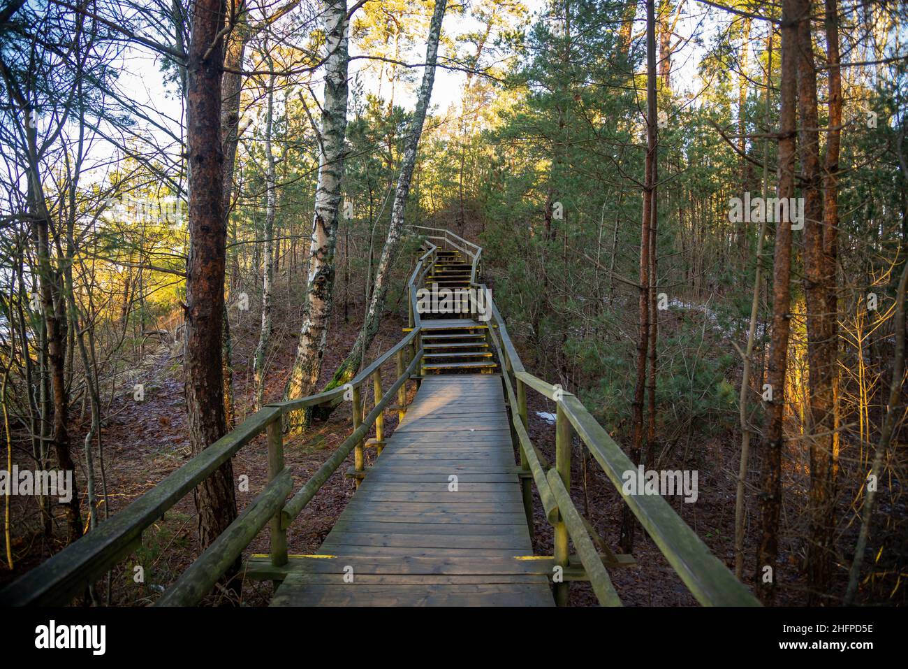 Wood plank walkway hi-res stock photography and images - Alamy