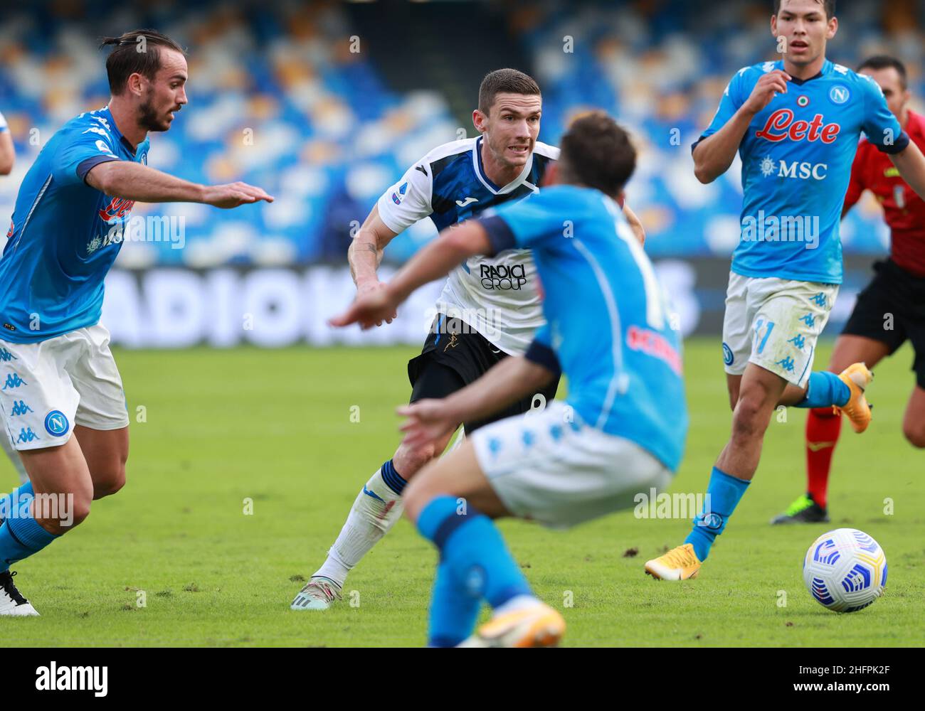 Alessandro Garofalo/LaPresse October 17, 2020 Naples, Italy sport ...