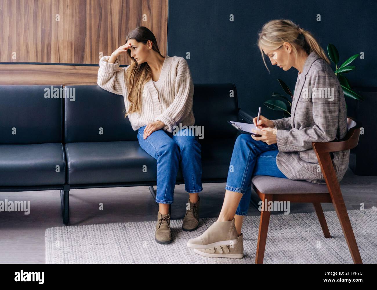 In conversation with a consultant hi-res stock photography and images ...