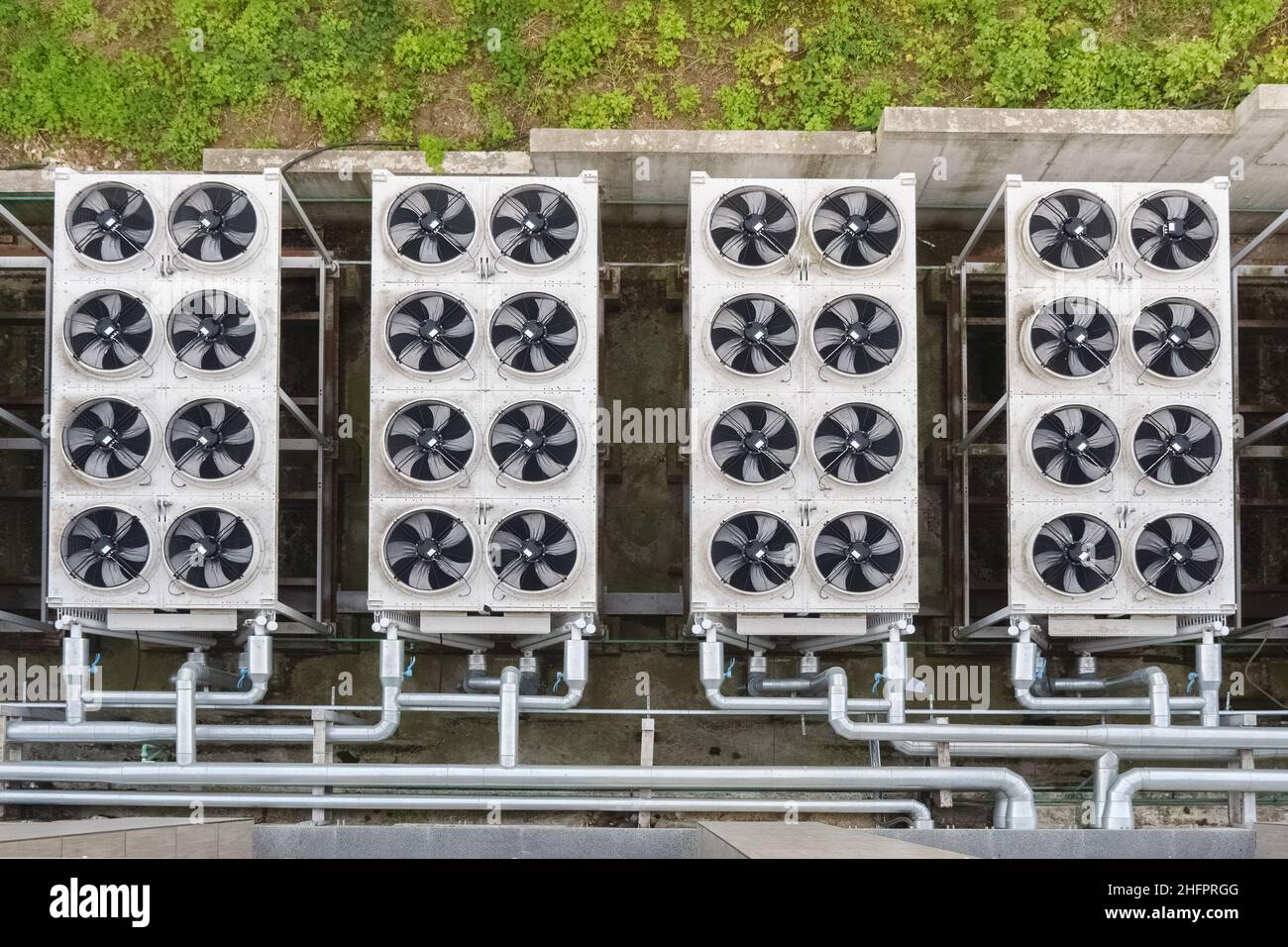 Heating air conditioning unit hvac. Industrial conditioner outdoor ...