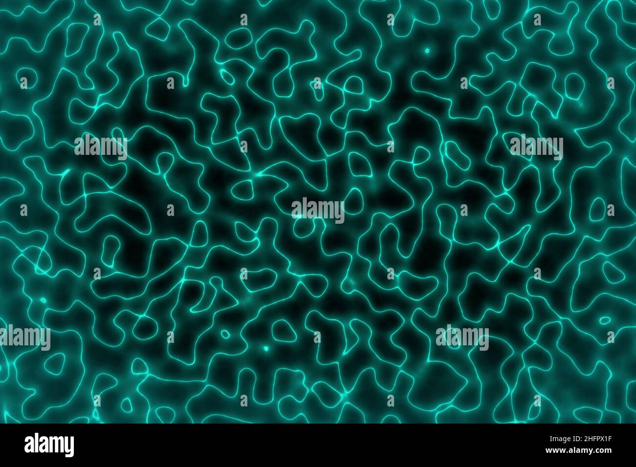 beautiful light blue force lights in the damaged aqua digitally made ...