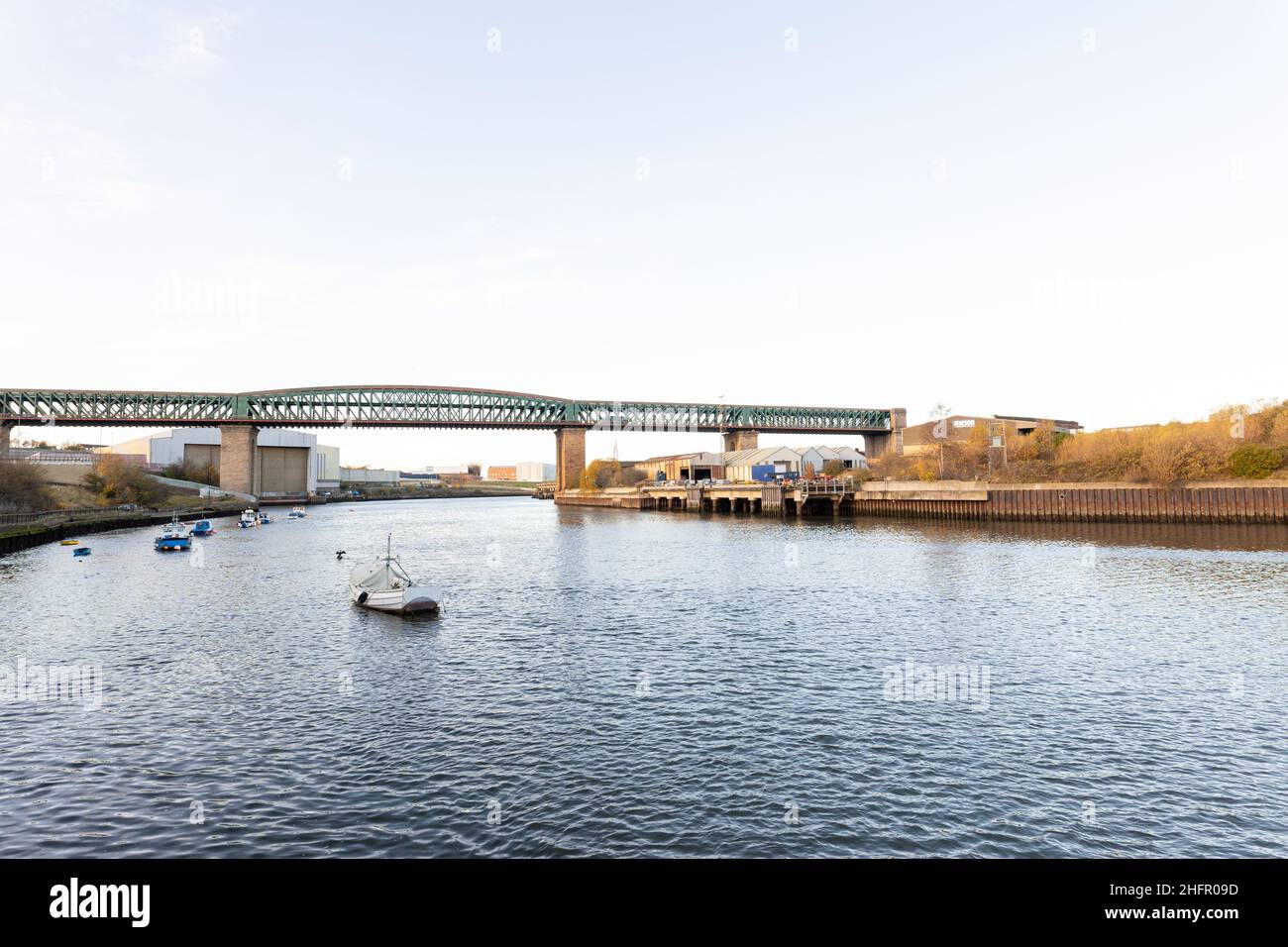 Sunderland UK: 25th Nov 2021: The Queen Alexandra Bridge at the River ...