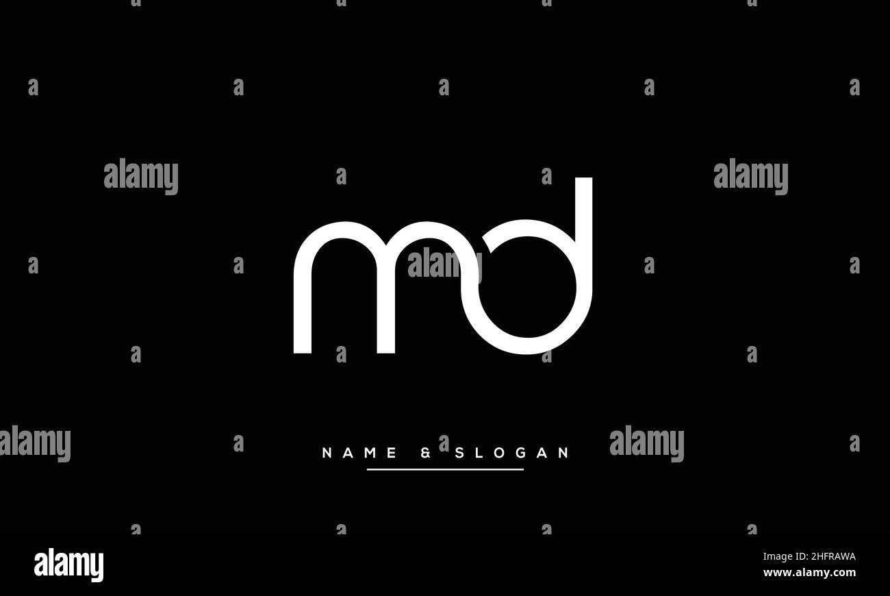 Md logo Black and White Stock Photos & Images - Alamy