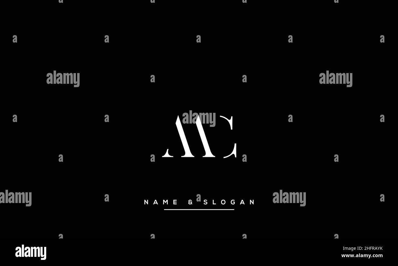 MC, CM Abstract Letters Letters Logo monogram Stock Vector Image & Art ...