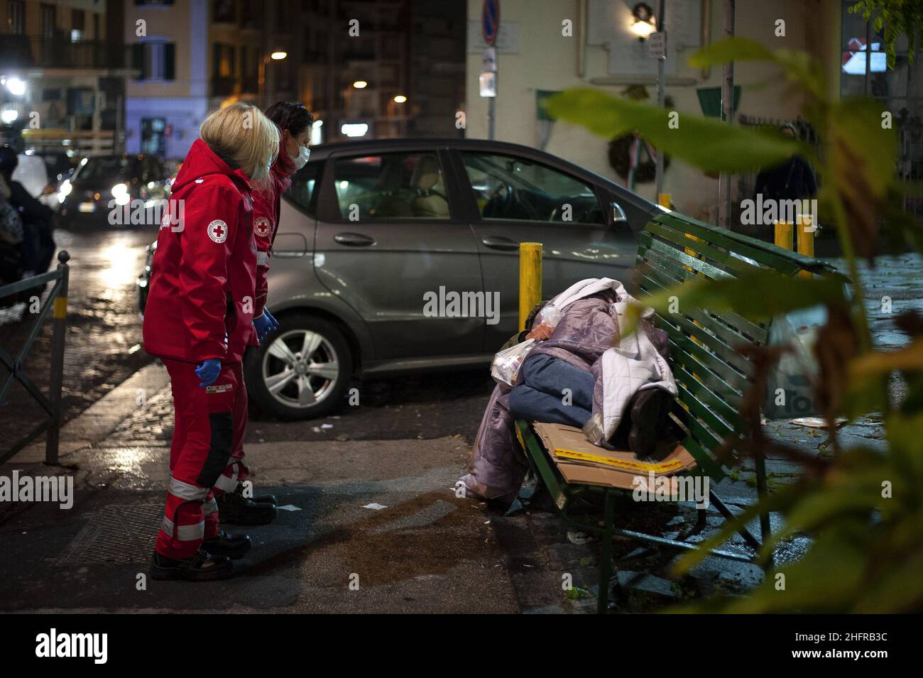 Homeless red cross hi-res stock photography and images - Alamy