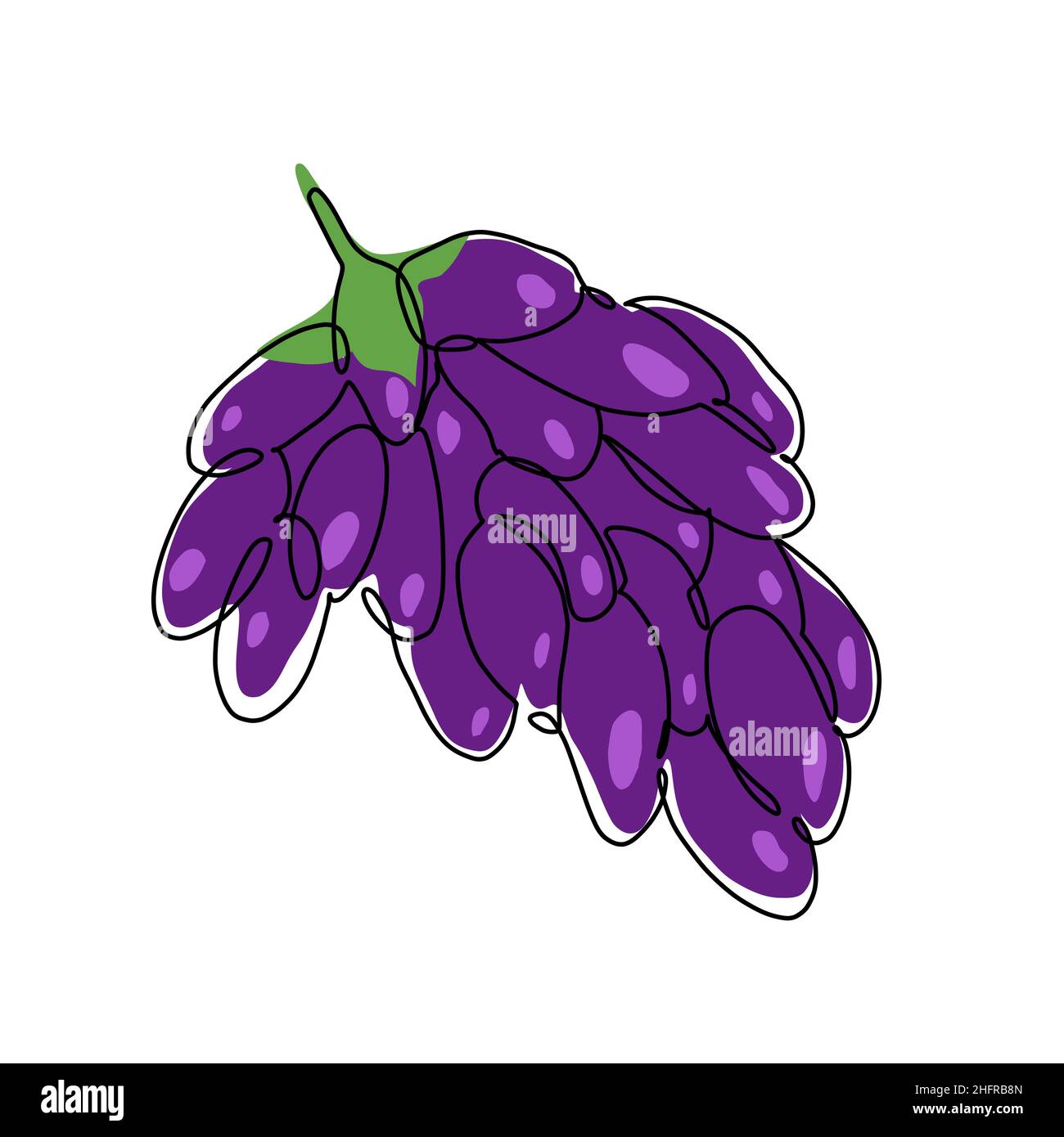Single Grape Clipart