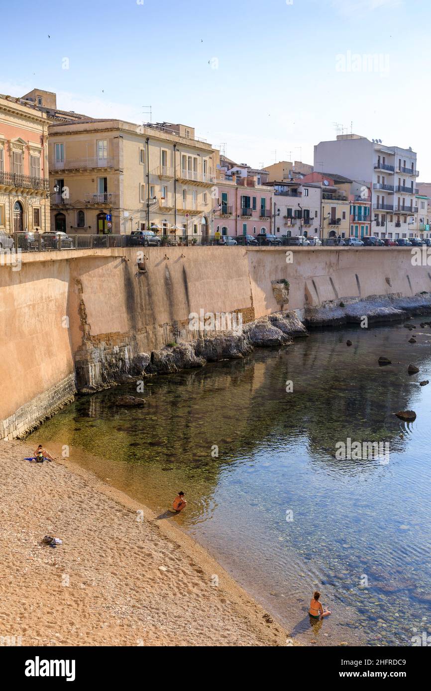 Syracuse Sicily Plages Beach, Spiaggia Di Calamosche, Riserva