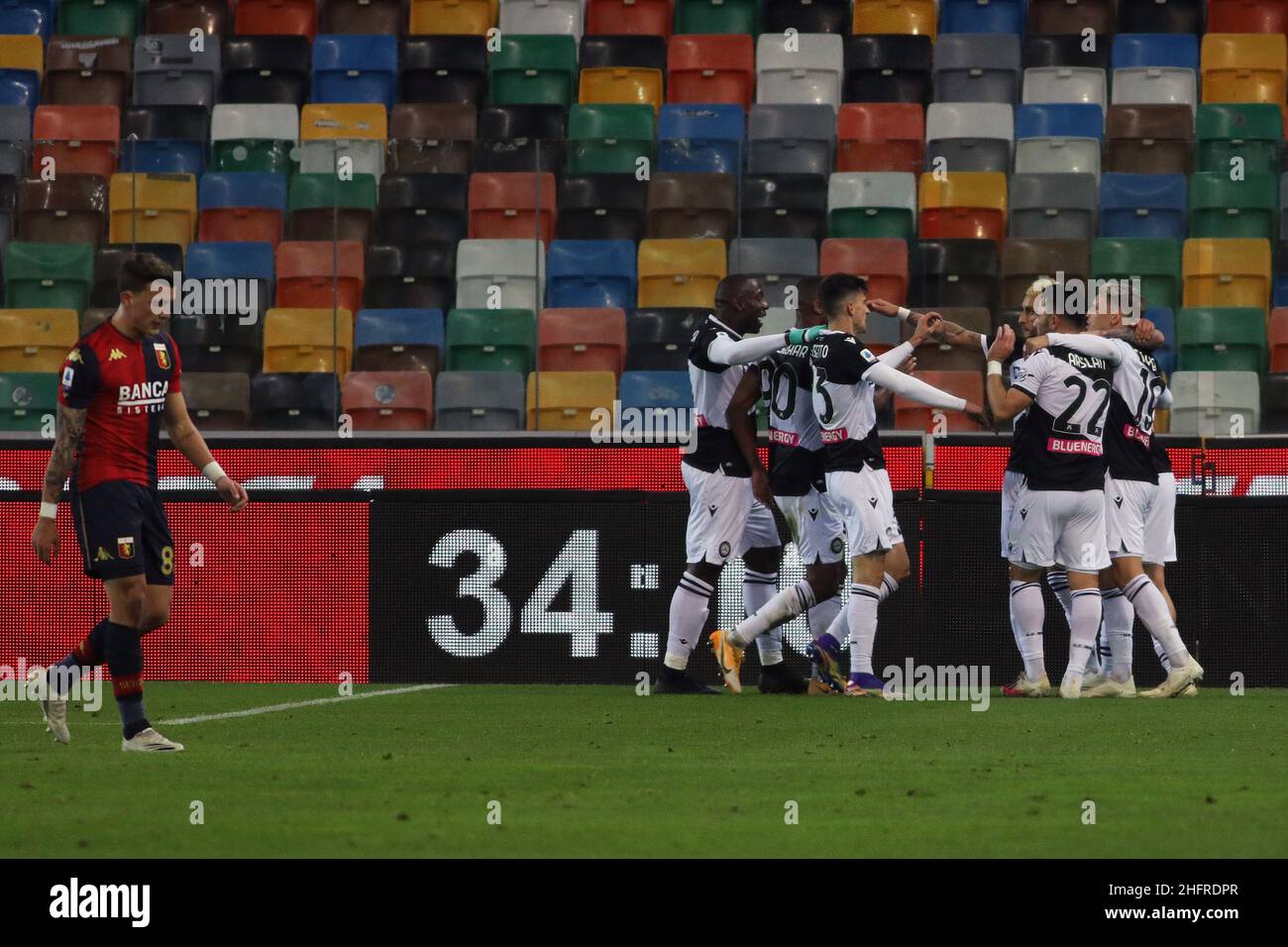 Andrea Bressanutti/LaPresse November 22, 2020 Udine, Italy sport soccer Udinese vs Genoa ...