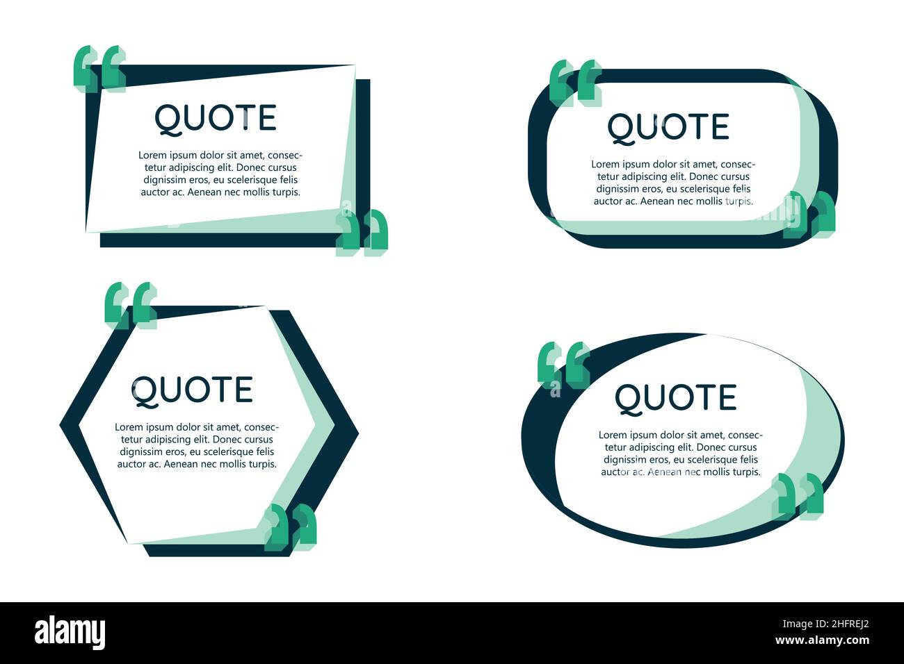 Quotation bubble illustration hi-res stock photography and images - Alamy