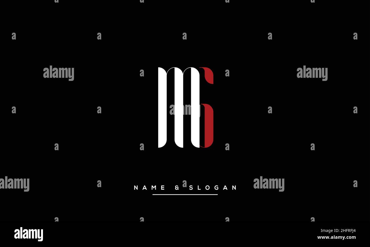 MG, GM Abstract Letters Logo monogram Stock Vector Image & Art - Alamy