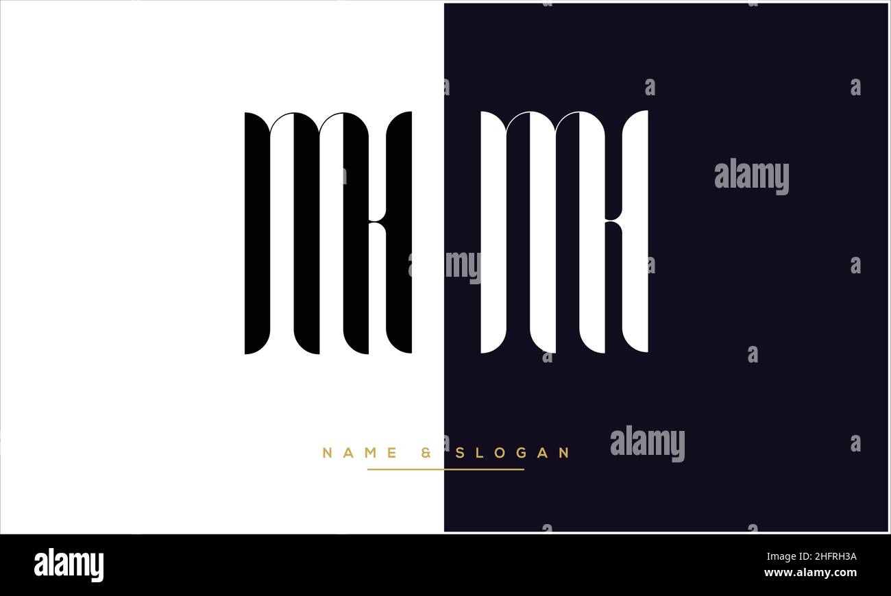 MH, HM Abstract Letters Logo monogram Stock Vector Image & Art - Alamy