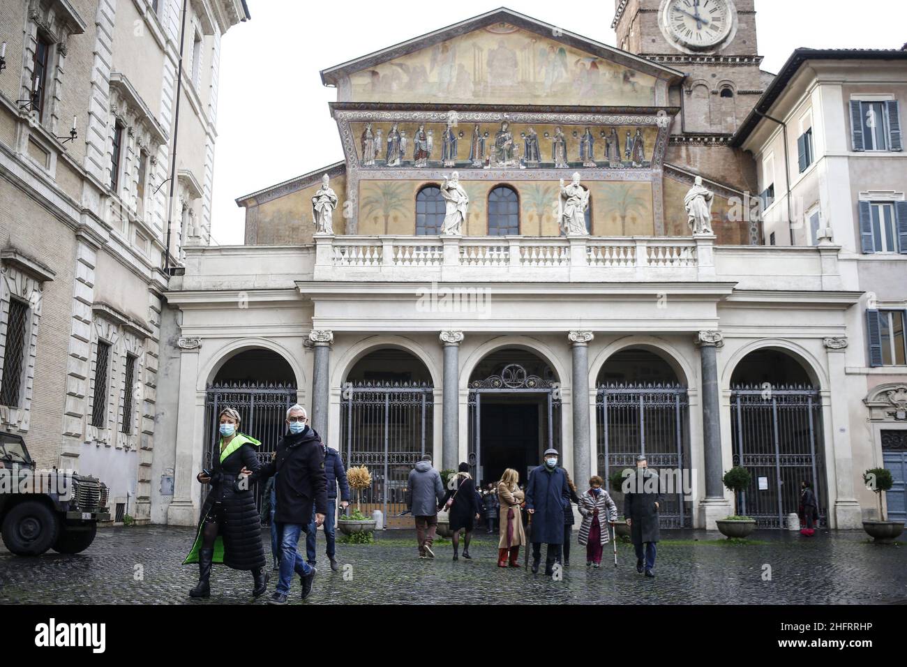 Cecilia Fabiano/LaPresse December 08, 2020 Roma (Italy) News Mass for ...