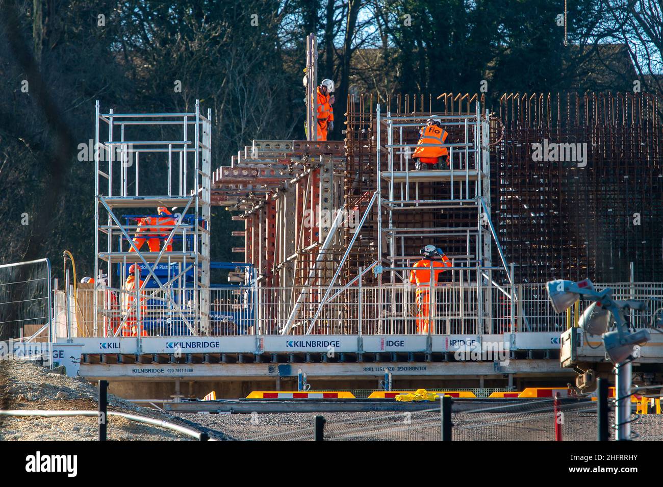 Hs2 colne valley viaduct hi-res stock photography and images - Alamy