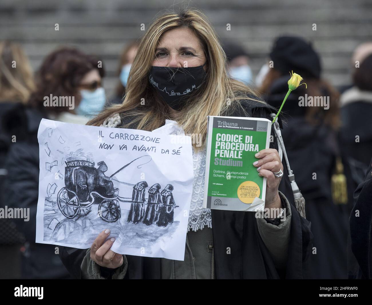 Roberto Monaldo / LaPresse 12-12-2020 Rome (Italy) Flash mob of the ...
