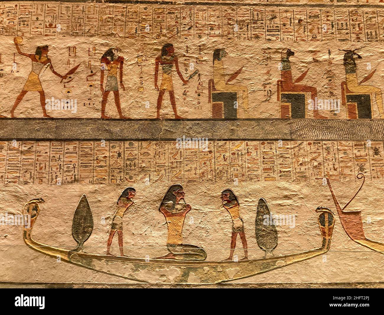 Egyptian Hieroglyphics On Tombs