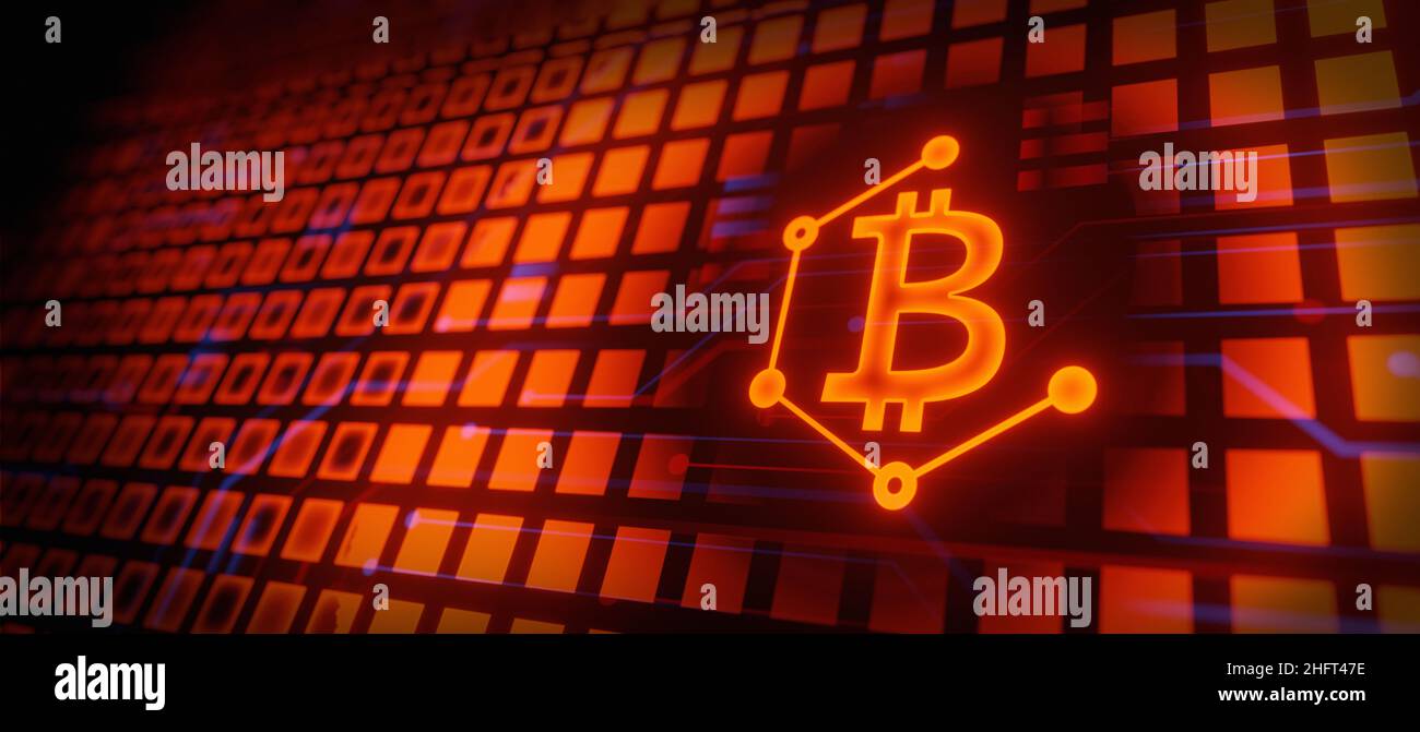 abstract technology background futuristic bitcoin data Stock Photo - Alamy