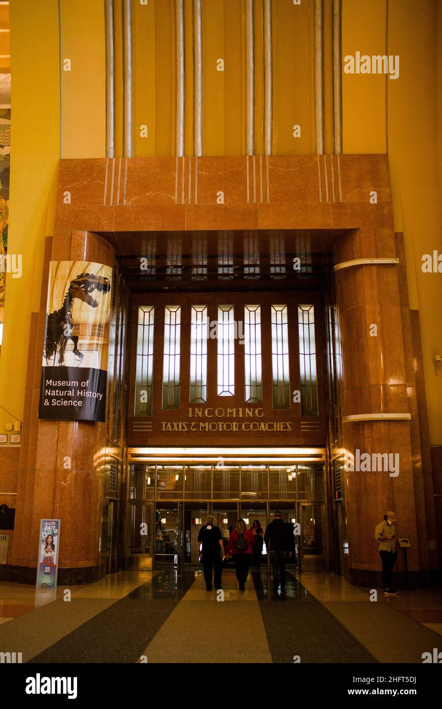 Indoor Scene at Union Terminal in Cincinnati Stock Photo - Alamy