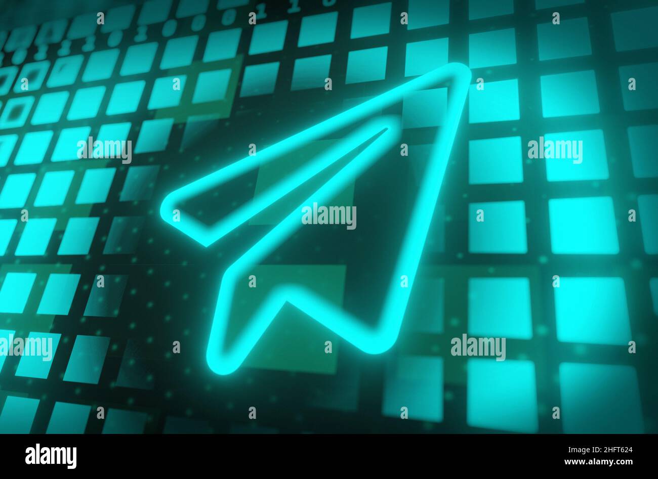 Send Messaging Concept Background Design Stock Photo - Alamy