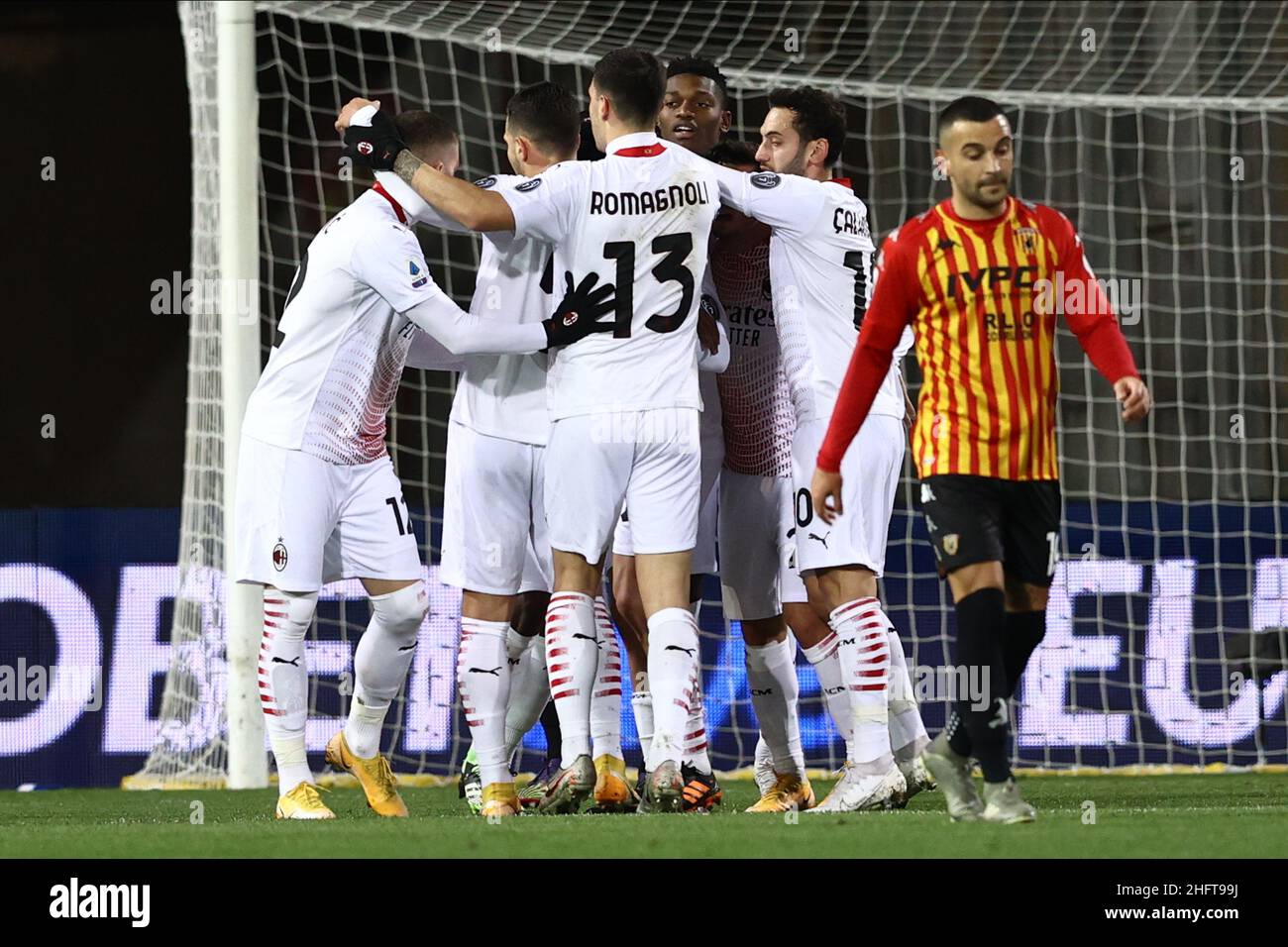 Alessandro Garofalo/LaPresse January 03, 2021 Benevento, Italy sport soccer Benevento vs Milan ...