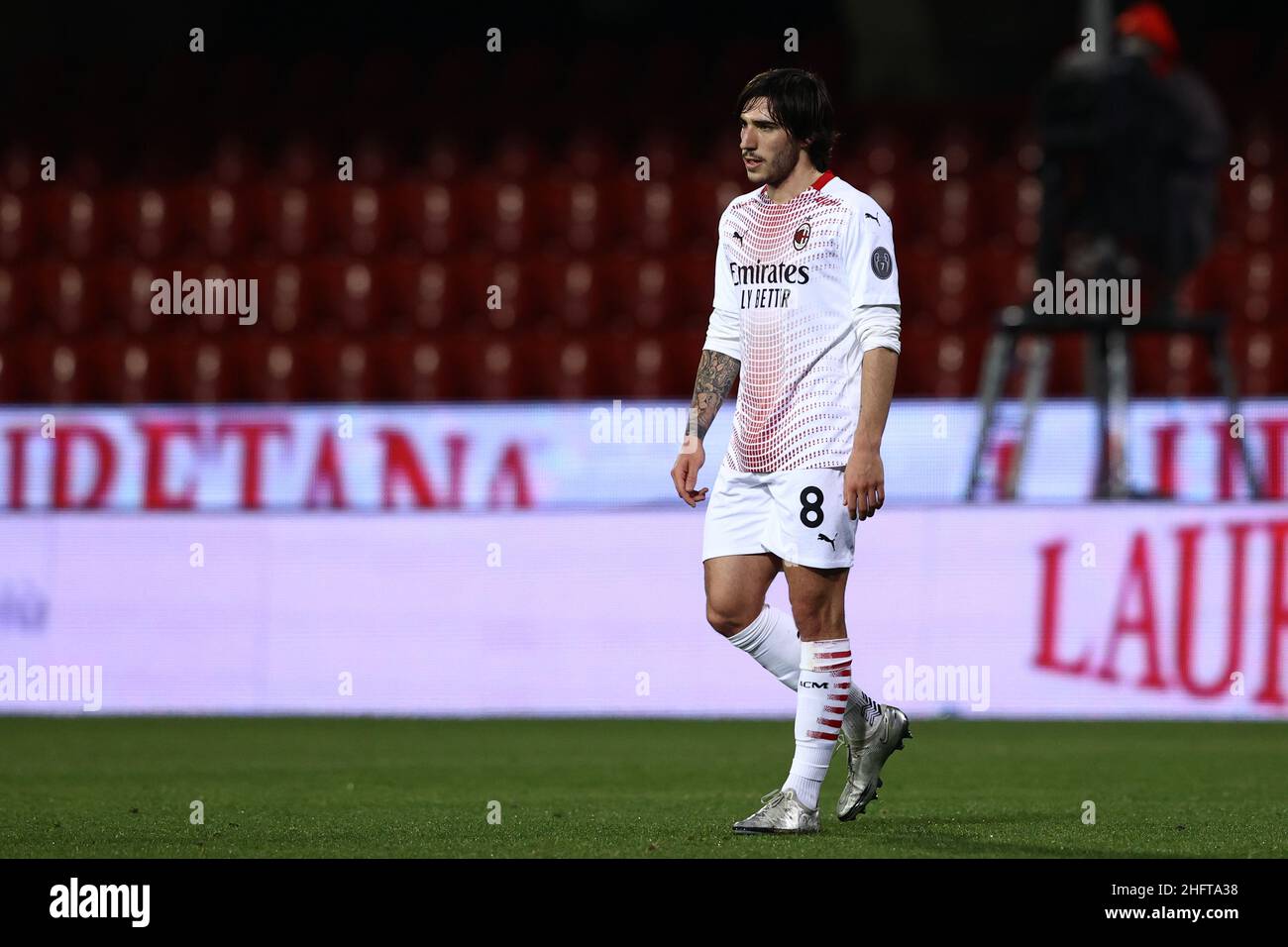 Alessandro Garofalo/LaPresse January 03, 2021 Benevento, Italy sport soccer Benevento vs Milan ...