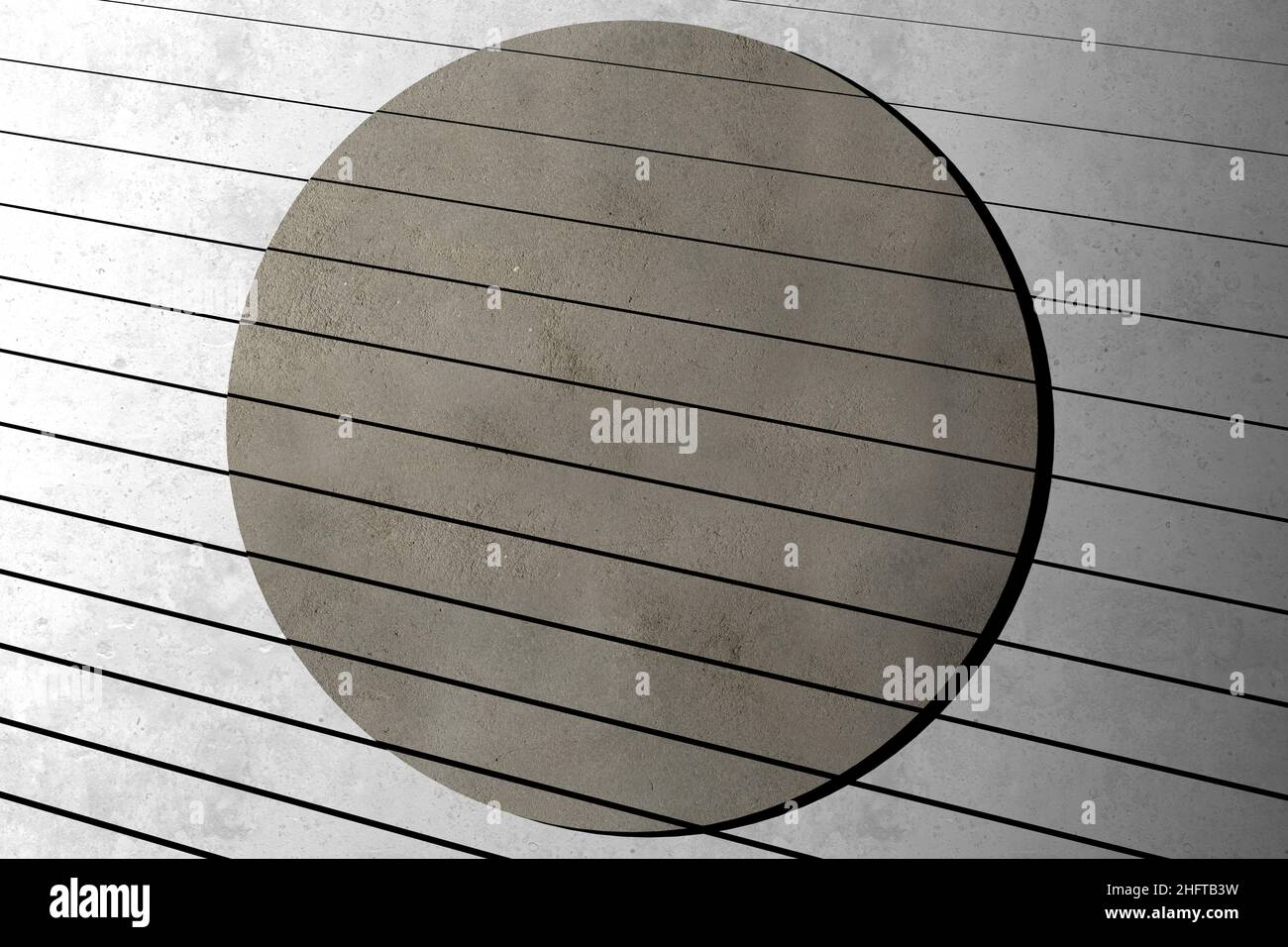 The Shadow on stone background.Round stone design background. Abstract ...