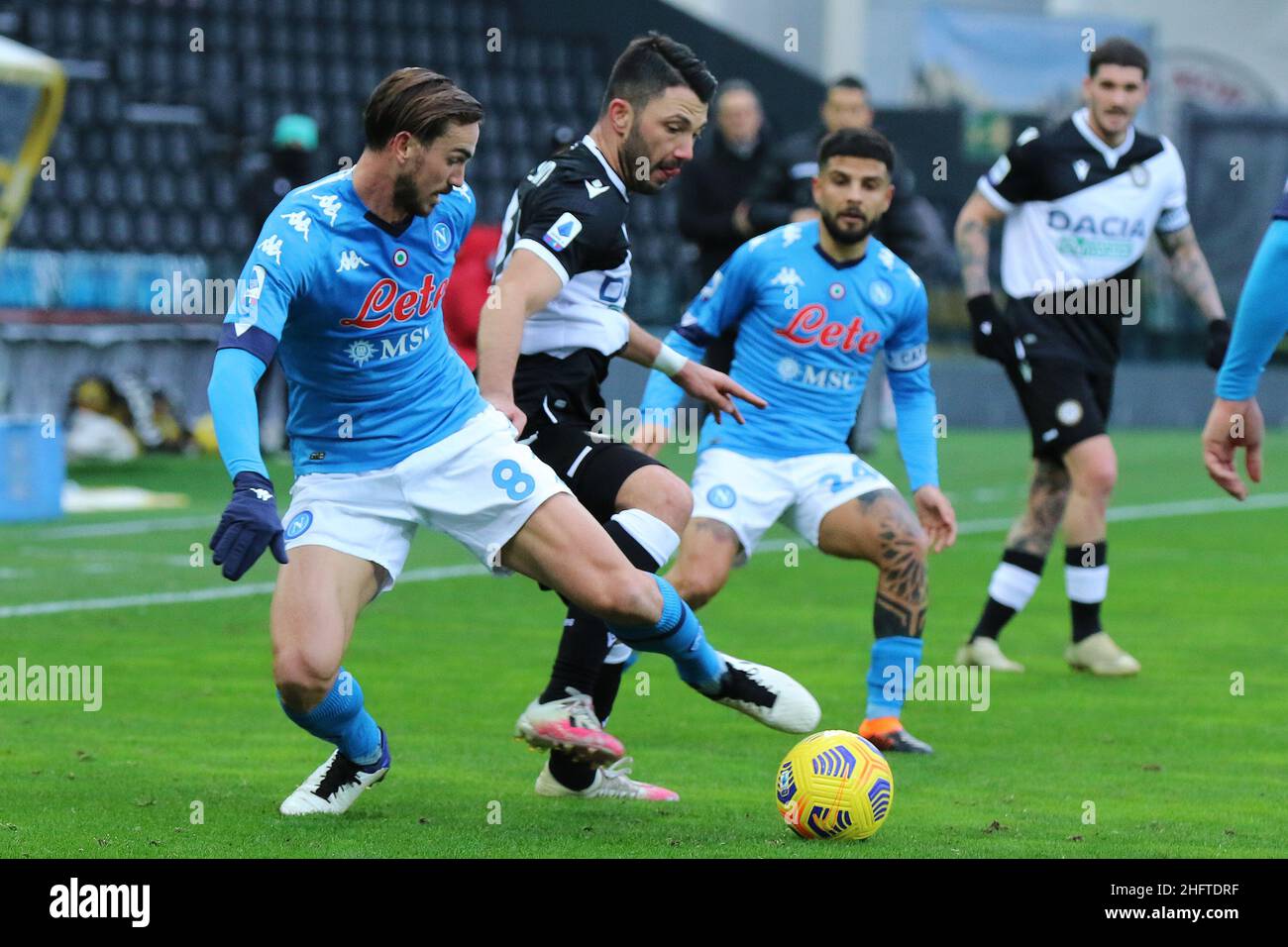 Andrea Bressanutti/LaPresse January 10, 2021 Udine, Italy sport soccer Udinese vs Napoli ...