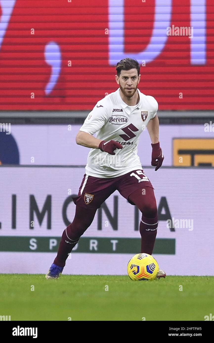 LaPresse - Fabio Ferrari 12 January, 2021 Milan, Italy sport soccer ...