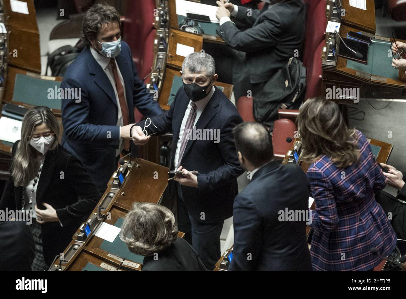 Roberto Monaldo / LaPresse 18-01-2021 Rome (Italy) Chamber of Deputies ...