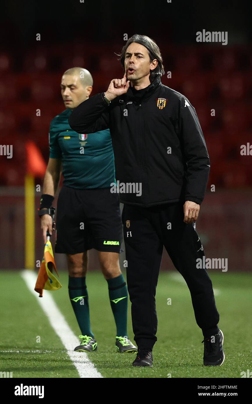 Alessandro Garofalo/LaPresse January 22, 2021 Benevento, Italy sport soccer Benevento vs Torino ...