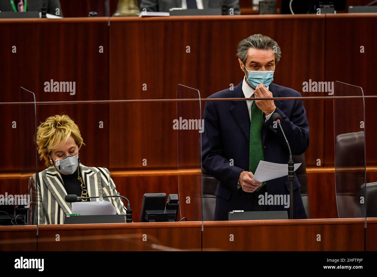LaPresse - Claudio Furlan January 26, 2021 - Milan(Italy) Meeting of ...