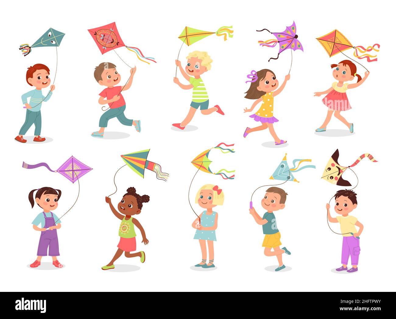 Active Outdoor Play Clip Art