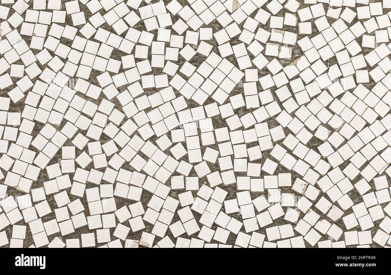 Old mosaic texture on the wall. Landscape style. Great background or ...