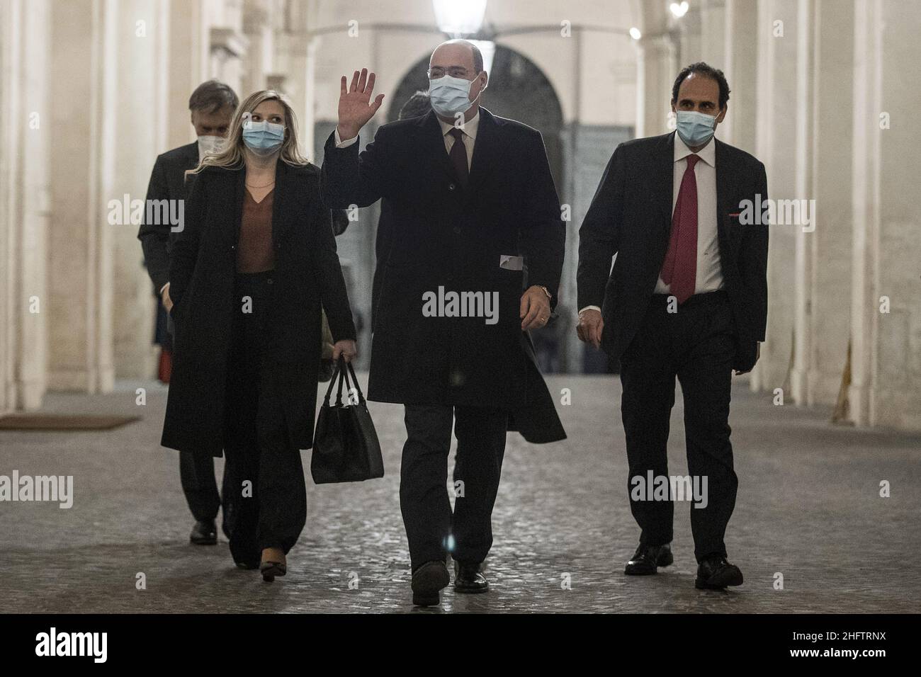 Roberto Monaldo / LaPresse 28-01-2021 Rome (Italy) Quirinale palace ...