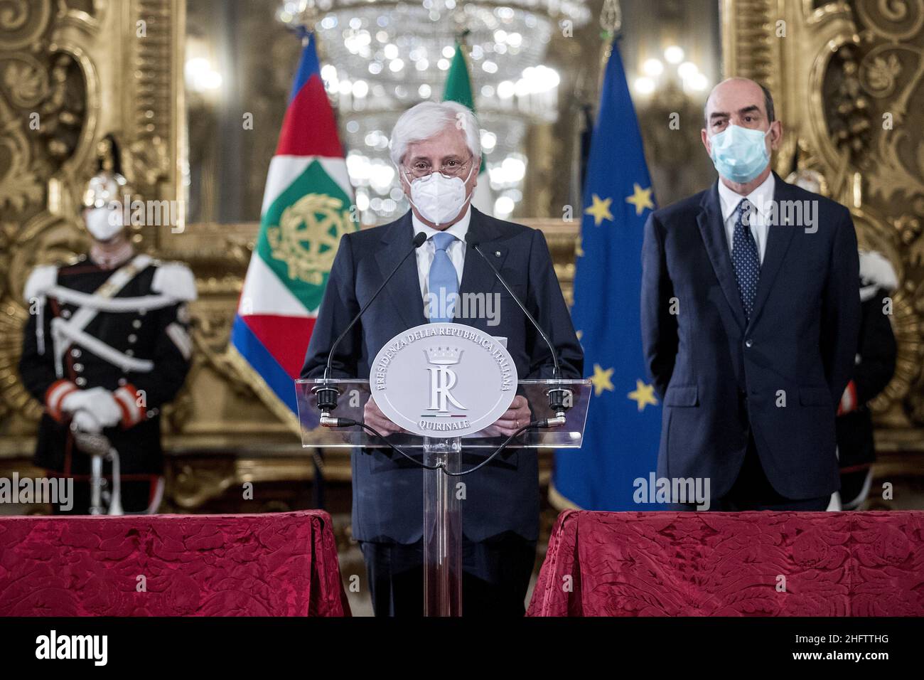 Roberto Monaldo / LaPresse 29-01-2021 Rome (Italy) Quirinale palace ...