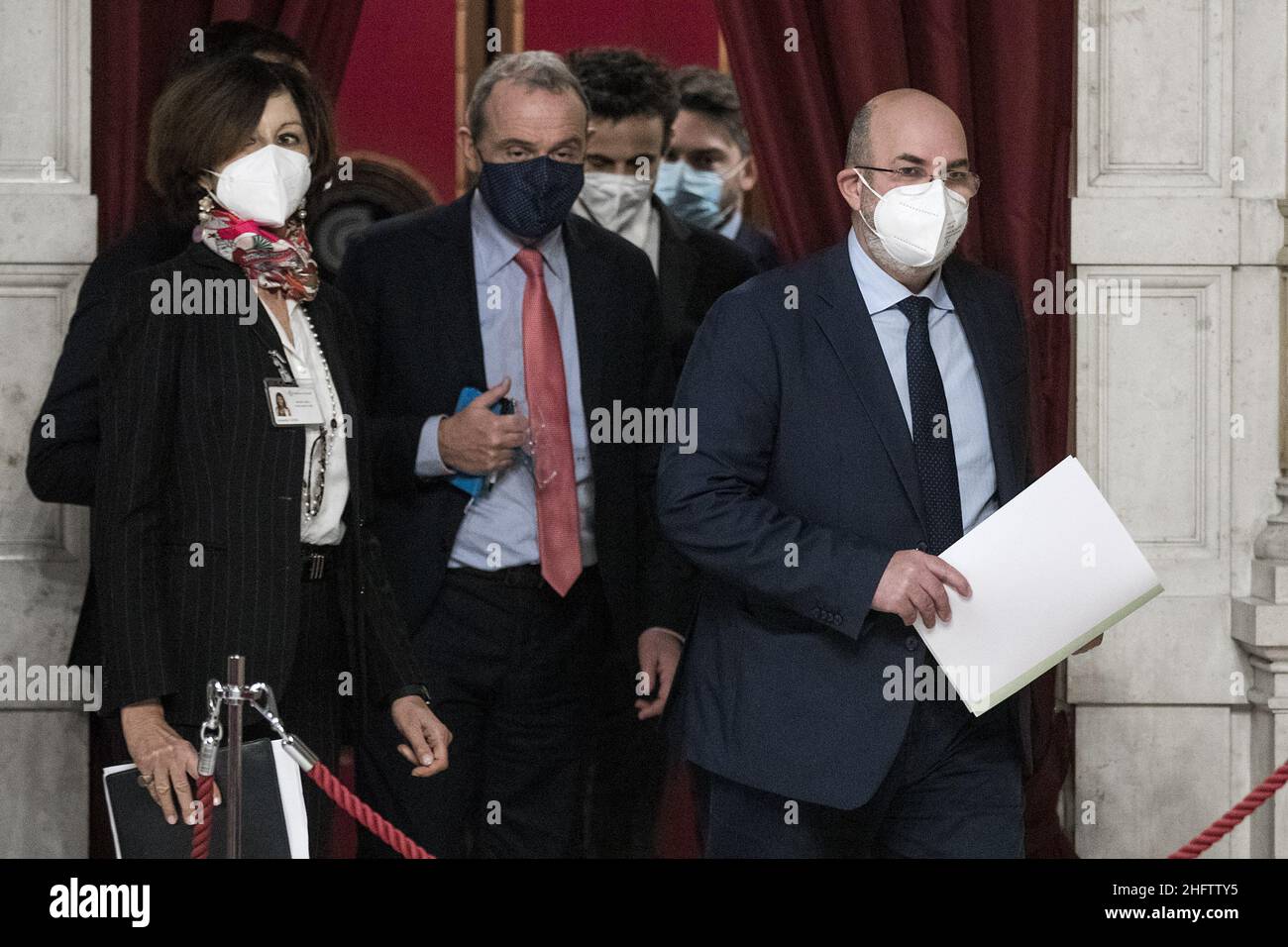 Roberto Monaldo / LaPresse 30-01-2021 Rome (Italy) Chamber of Deputies ...