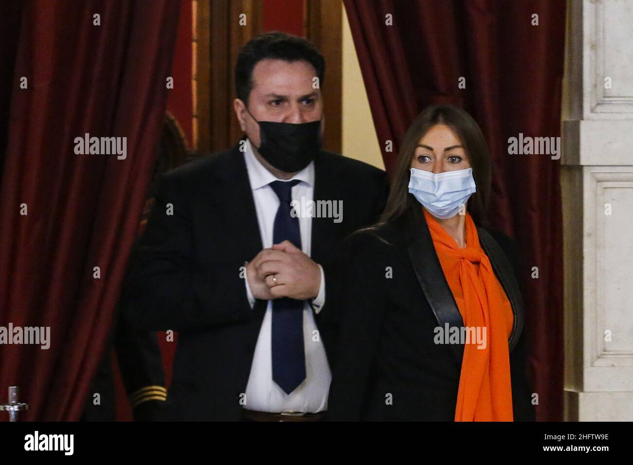 Foto Fabio Frustaci/LaPresse/POOL Ansa31 gennaio 2021 Roma, Italia ...