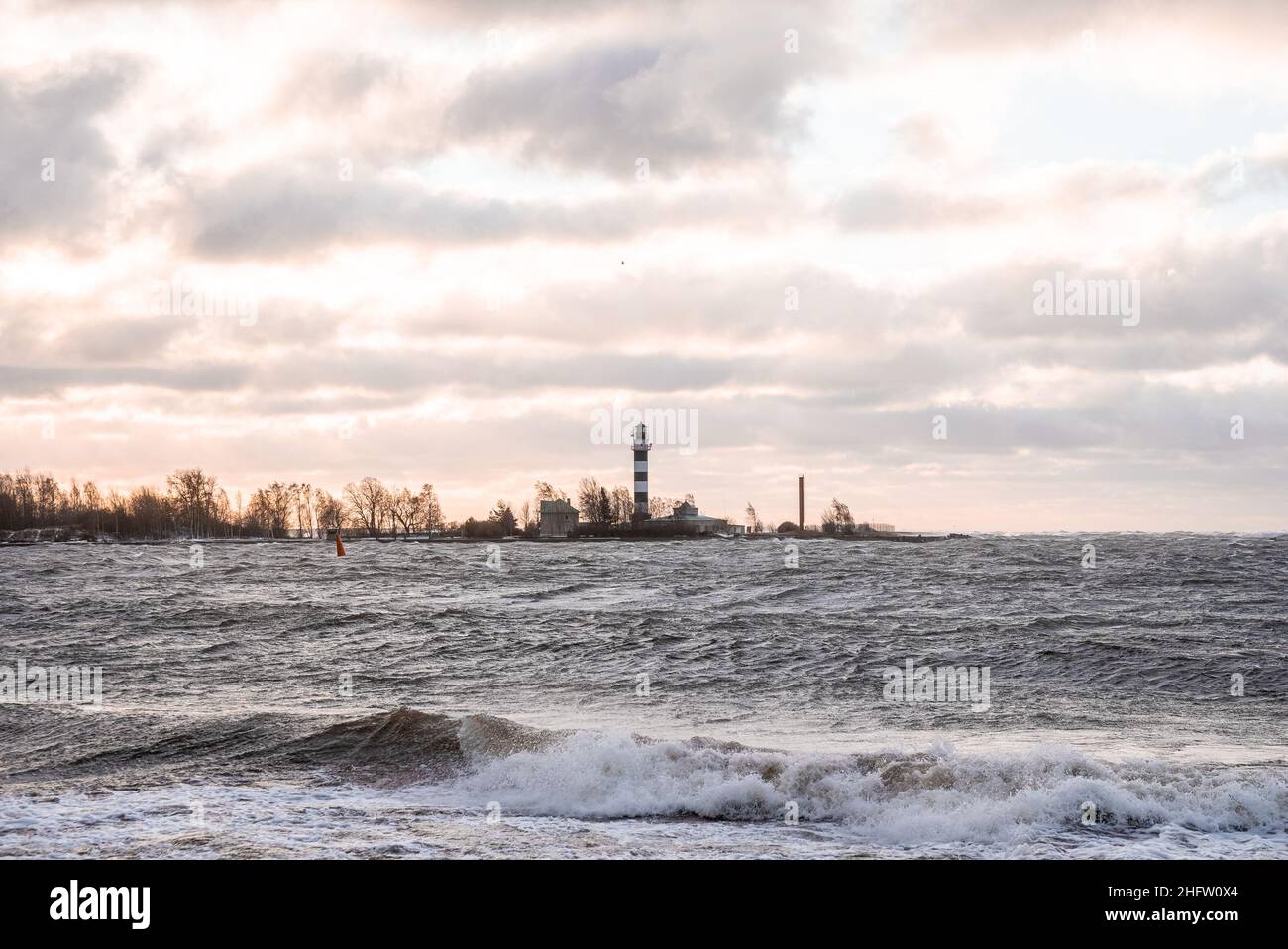 Thunder storm waves crashing on the beach Stock Photo - Alamy