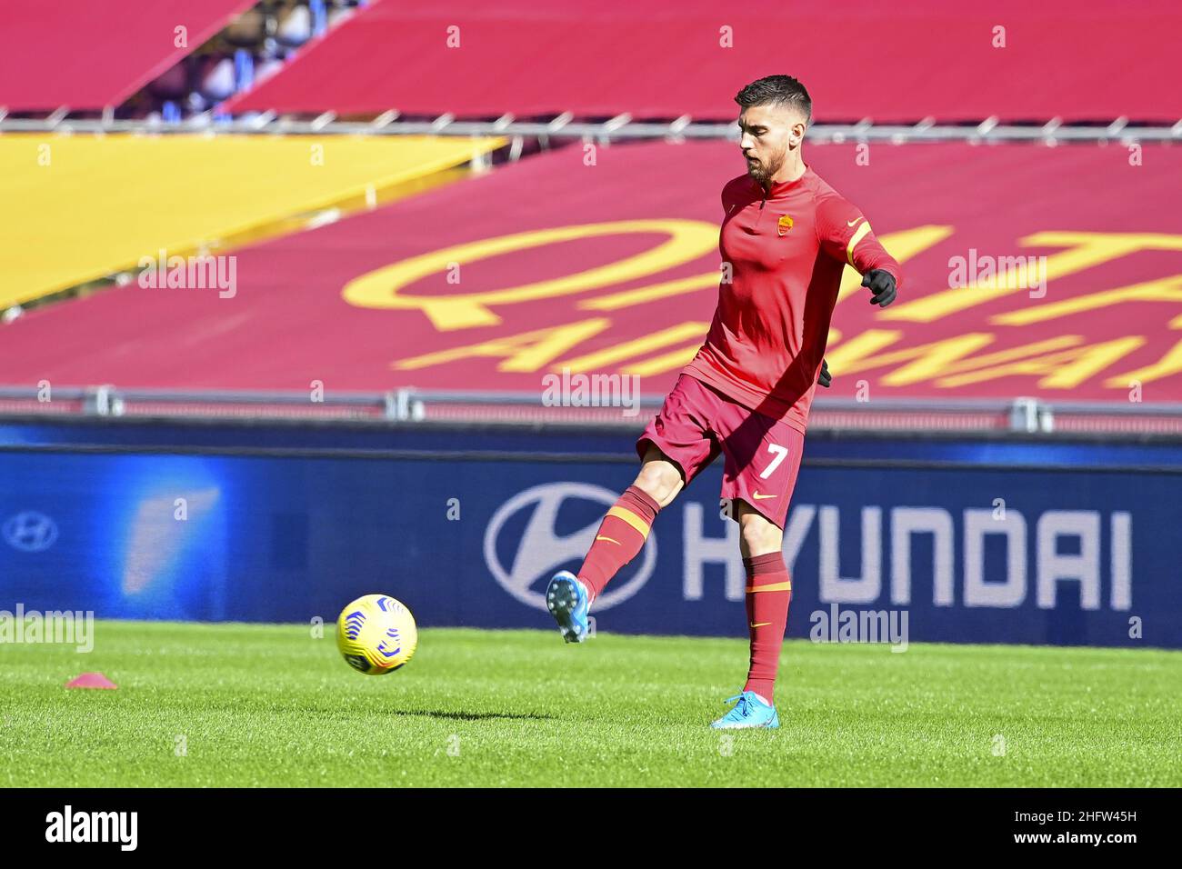 Fabio Rossi/AS Roma/LaPresse 14/02/2021 Rome (Italy) Sport Soccer Roma ...