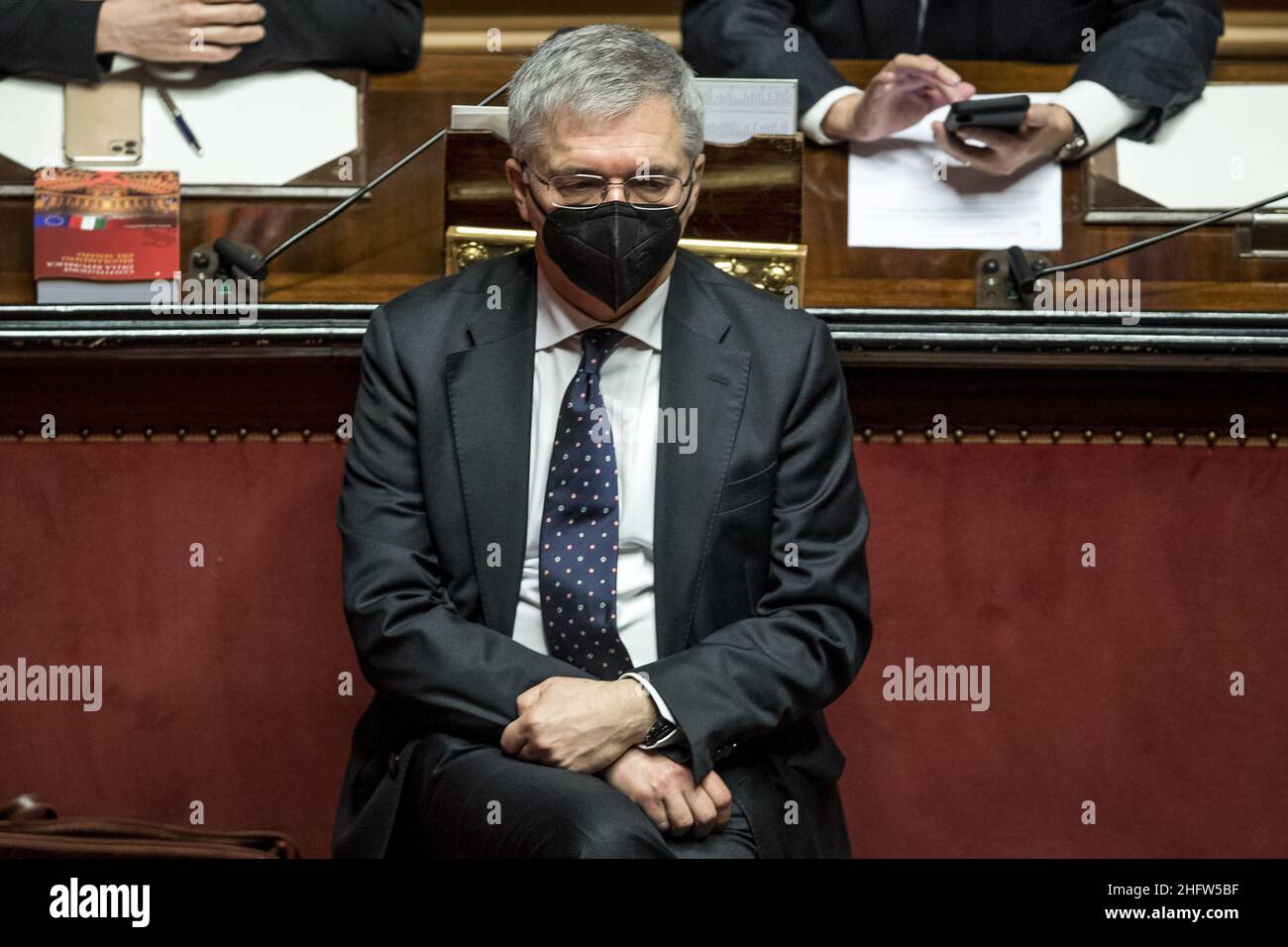 Roberto Monaldo / LaPresse 17-02-2021 Rome (Italy) Senate - Vote of ...