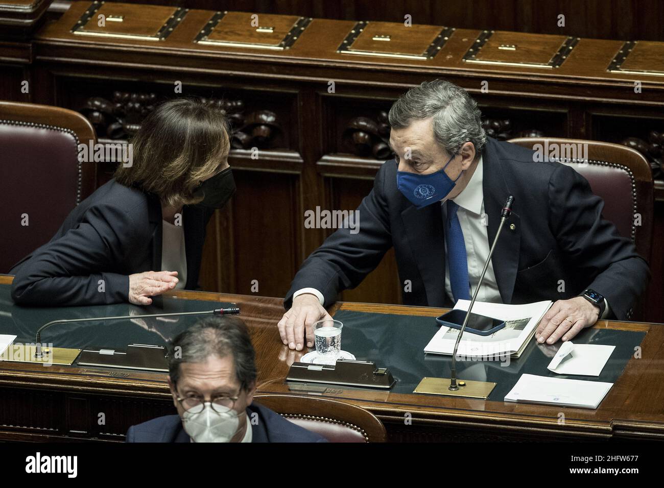 Roberto Monaldo / LaPresse 18-02-2021 Rome (Italy) Chamber of Deputies ...