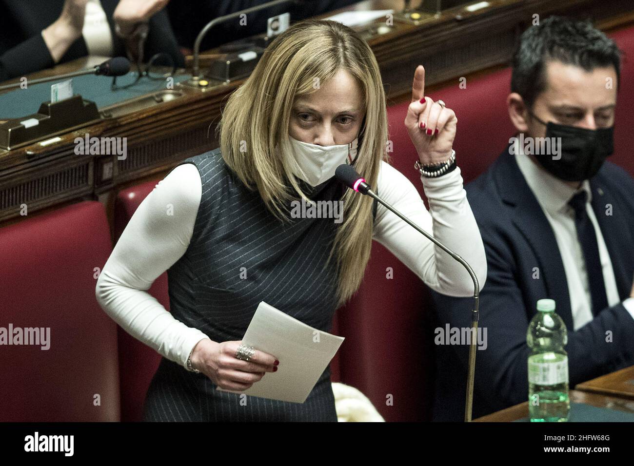 Roberto Monaldo / LaPresse 18-02-2021 Rome (Italy) Chamber of Deputies ...
