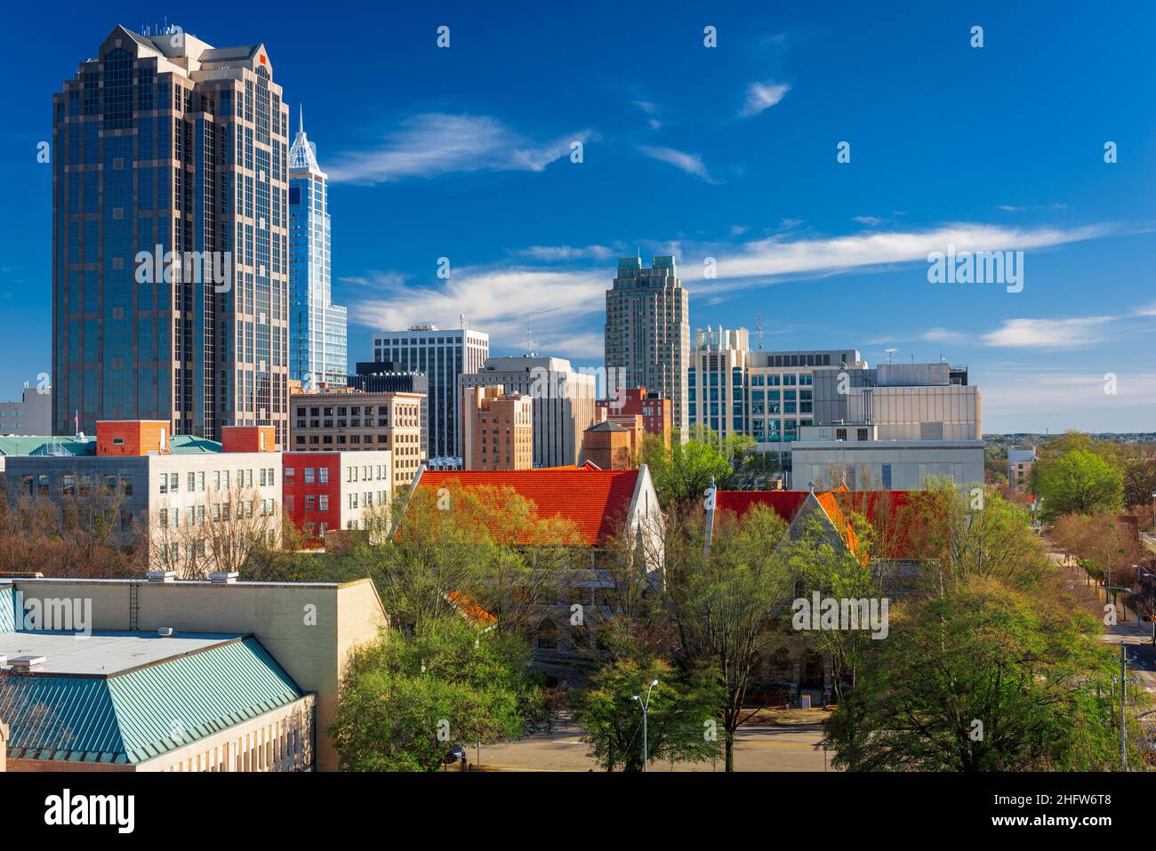 Raleigh, North Carolina, USA downtown city skyline in the daytime Stock ...
