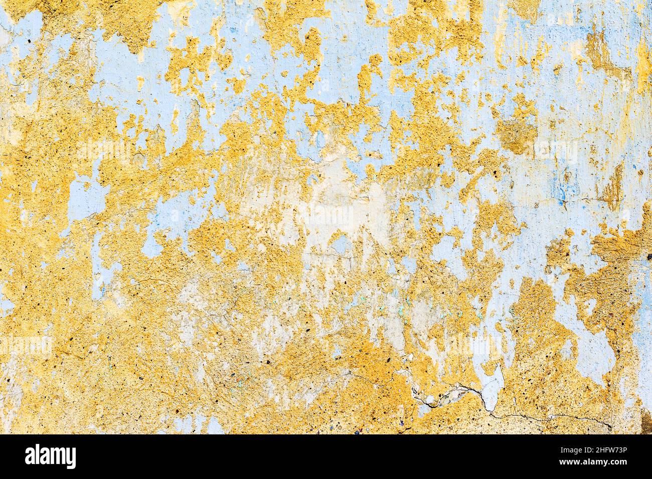 Abstract concrete, weathered with cracks and scratches. Landscape style ...