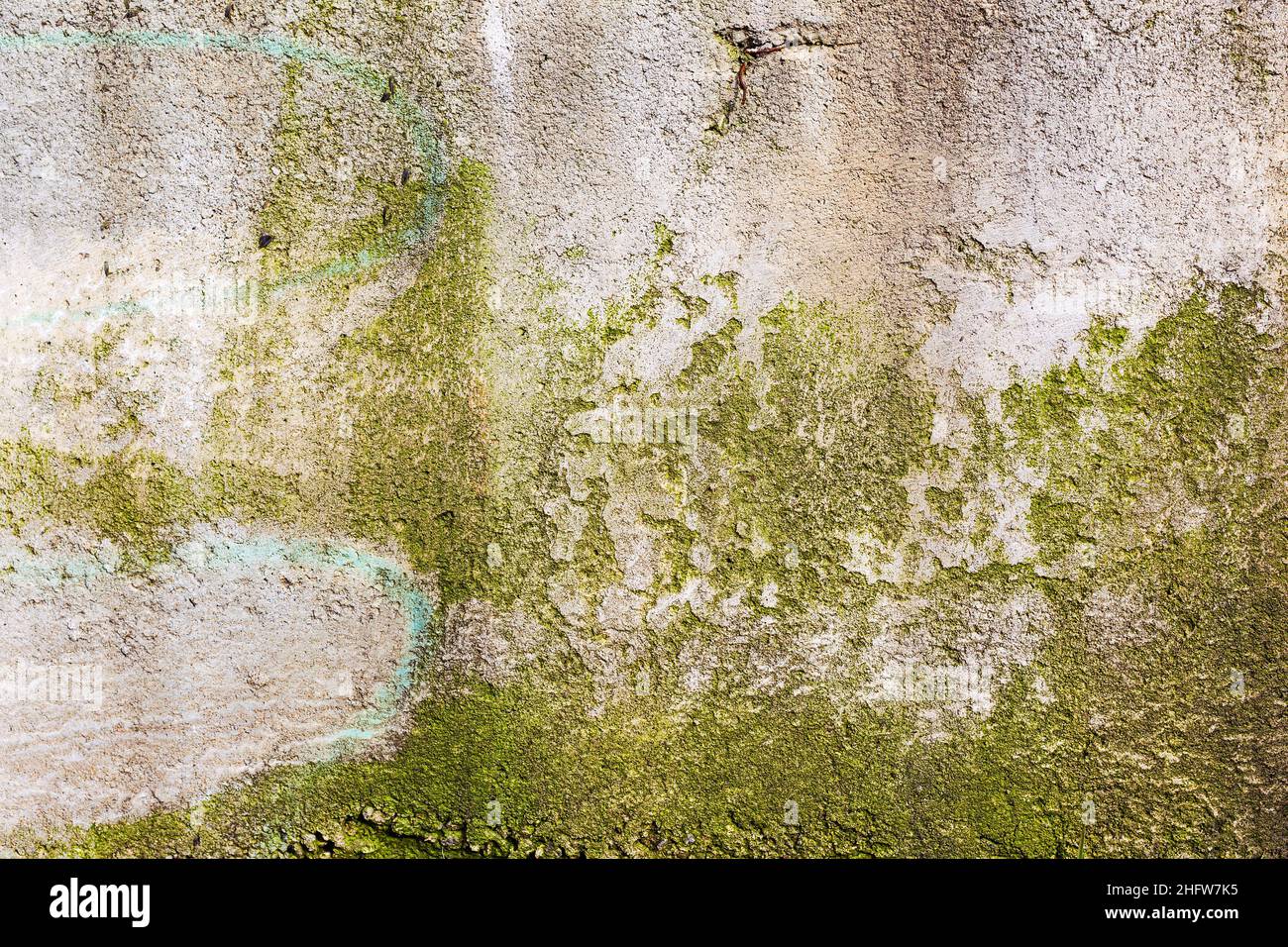 Abstract concrete, weathered with cracks and scratches. Landscape style ...