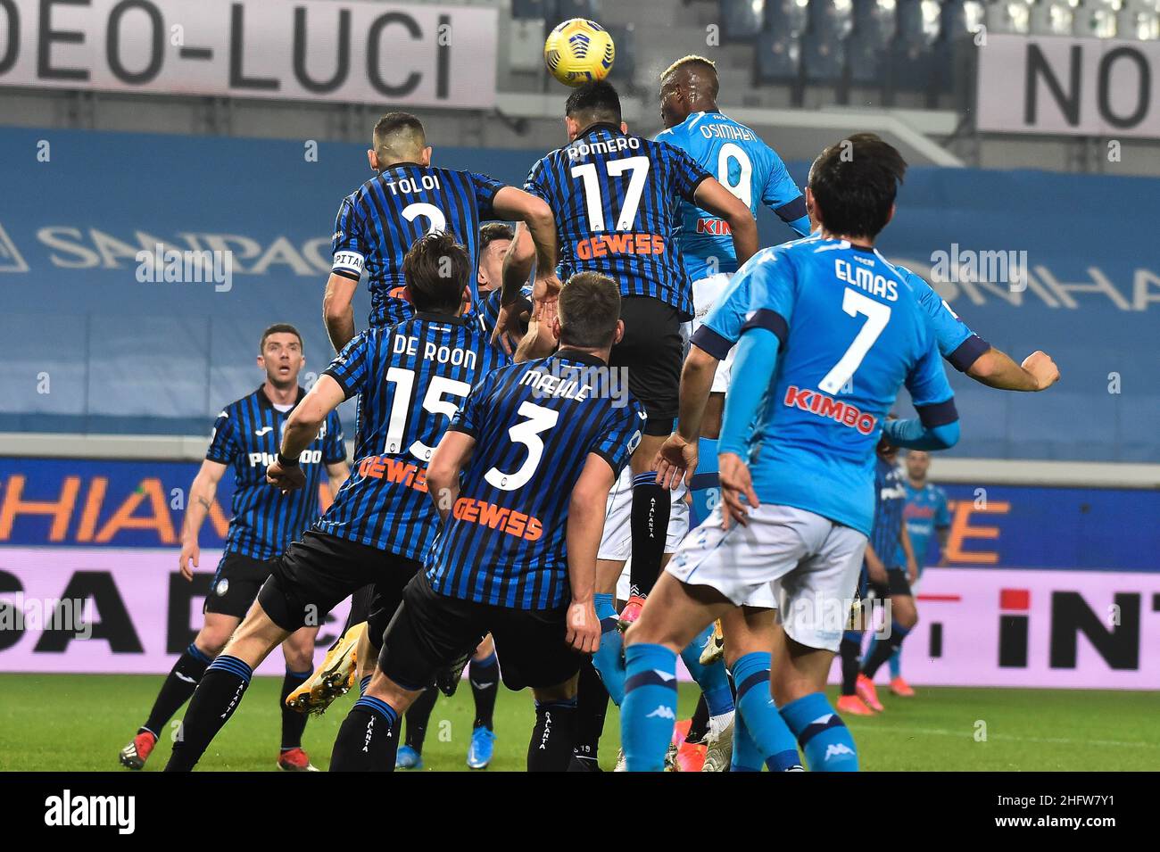 Atalanta napoli 2021 osimhen hi-res stock photography and images - Alamy